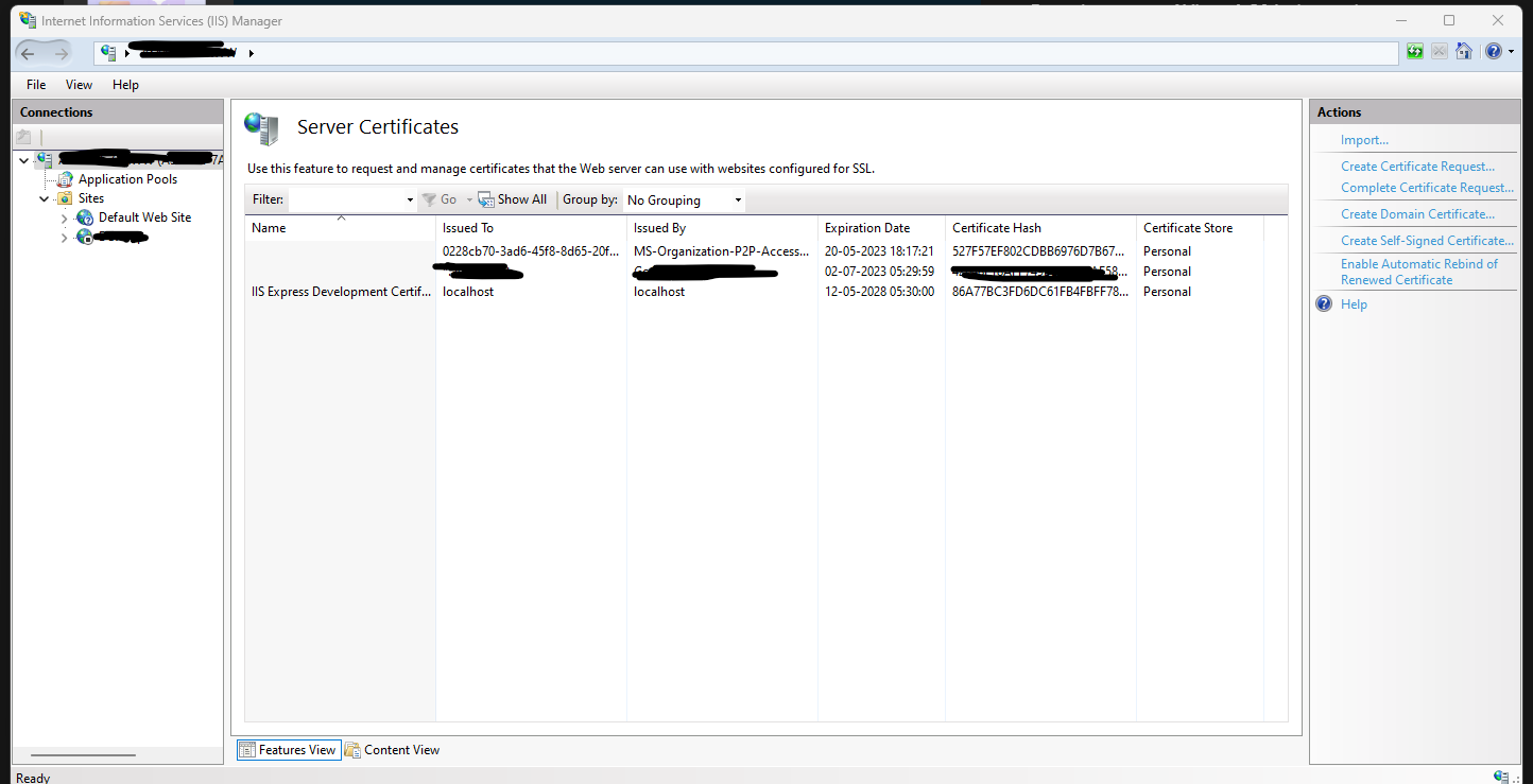 Unable to find SSL Certificate option in IIS Binding dialog - Microsoft Q&A Unable to find SSL Certificate option in IIS Binding dialog - Microsoft Q&A
