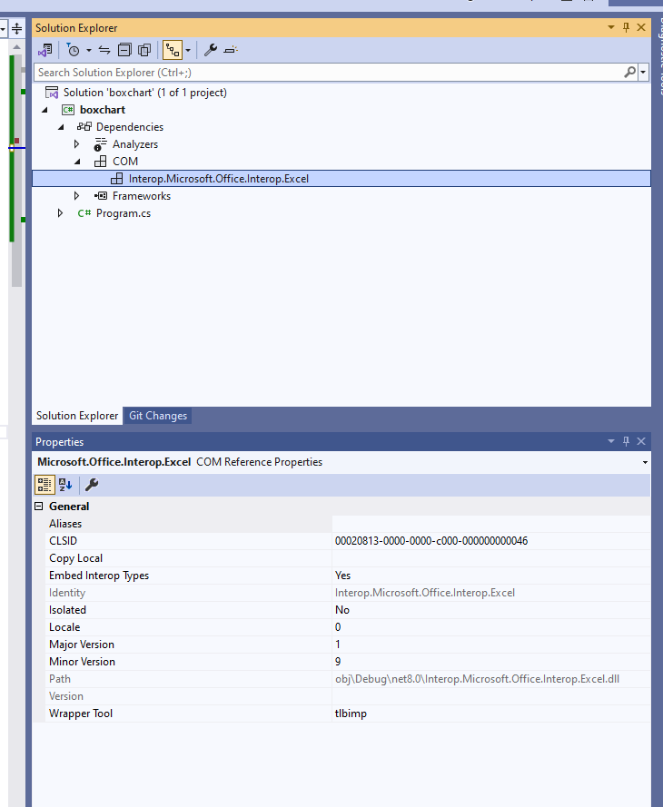 can't set ChartType to XlChartType.xlBoxwhisker using excel interop. - Microsoft Q&A