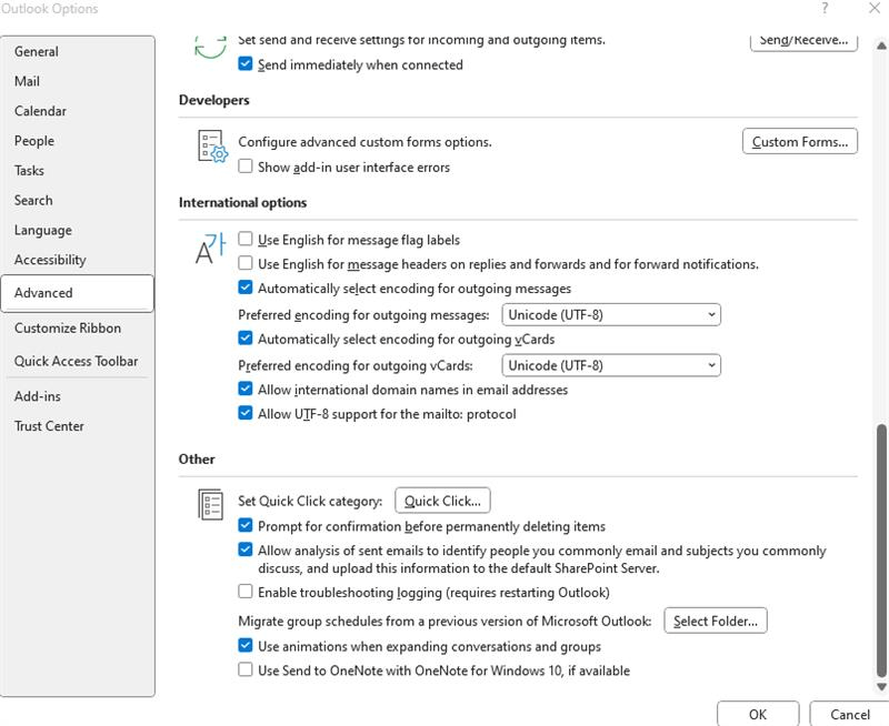 Does Outlook support UFT-8 encoding - Microsoft Q&A