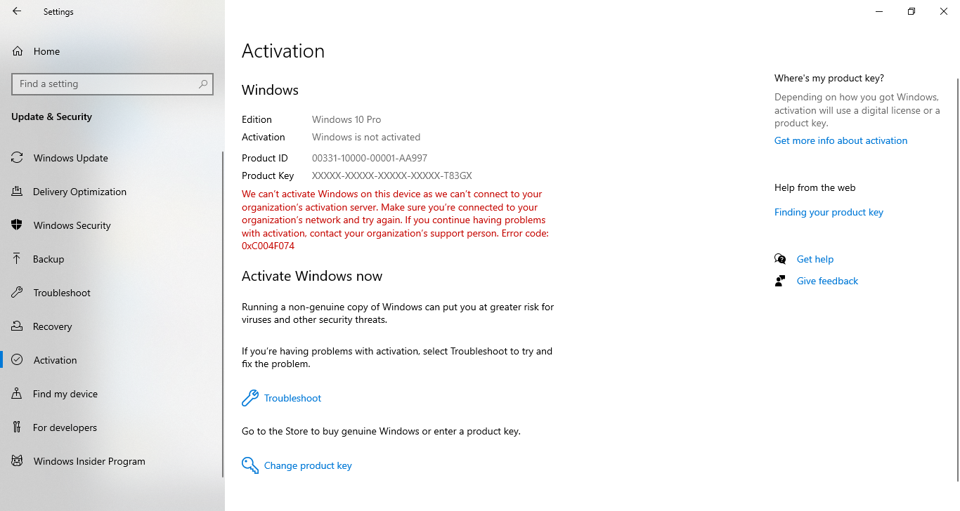 How can I activate Windows 10 Pro? - Microsoft Q&A