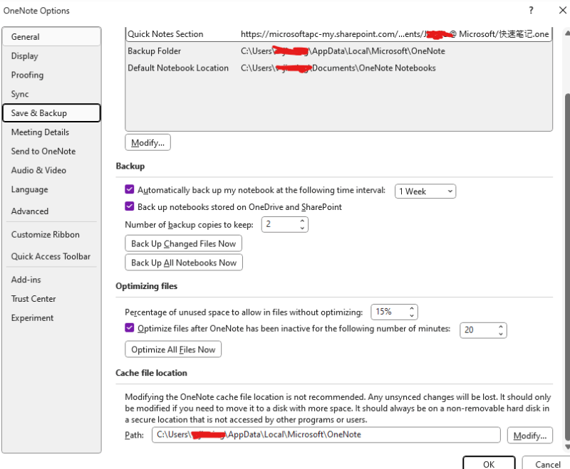 how do you turn off the "save to favorite" dot in OneNote folders ...