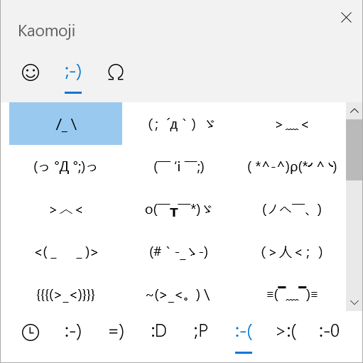 How to add kaomoji using touch-keyboard (windows 10)? - Microsoft Q&A