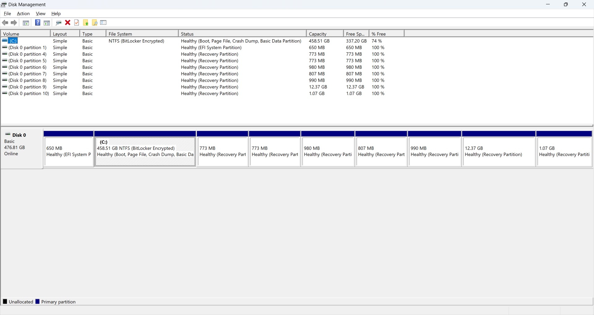 Disk partitions - Microsoft Q&A