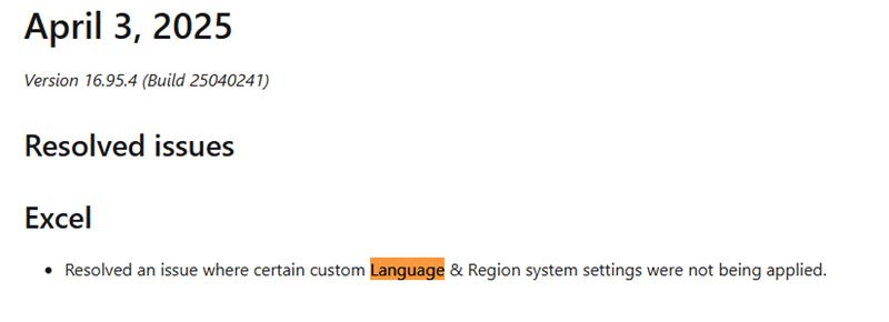Automatic Language Detection No Longer Working in Outlook for Mac ...