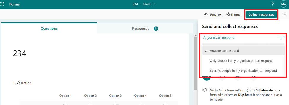Microsoft Forms: Anonymous but outside my organisation? - Microsoft Q&A