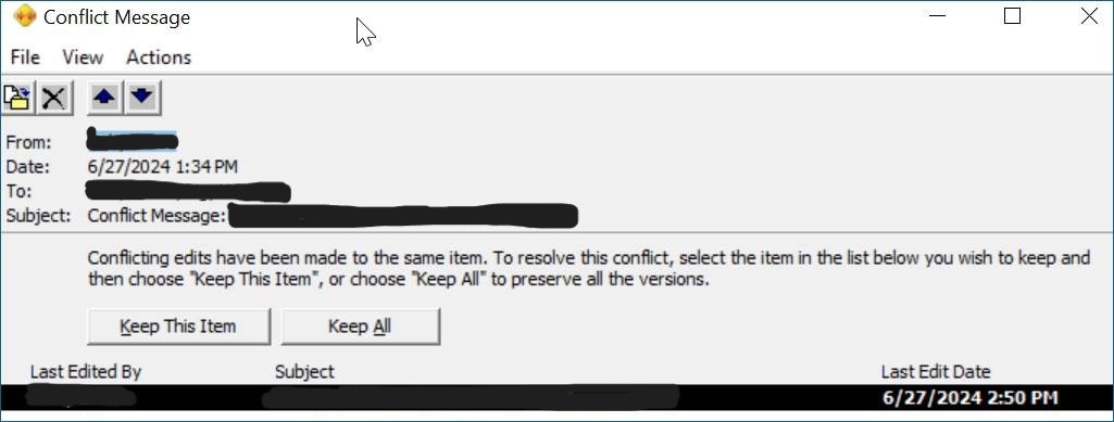 Conflict Message in Microsoft Teams - Microsoft Q&A