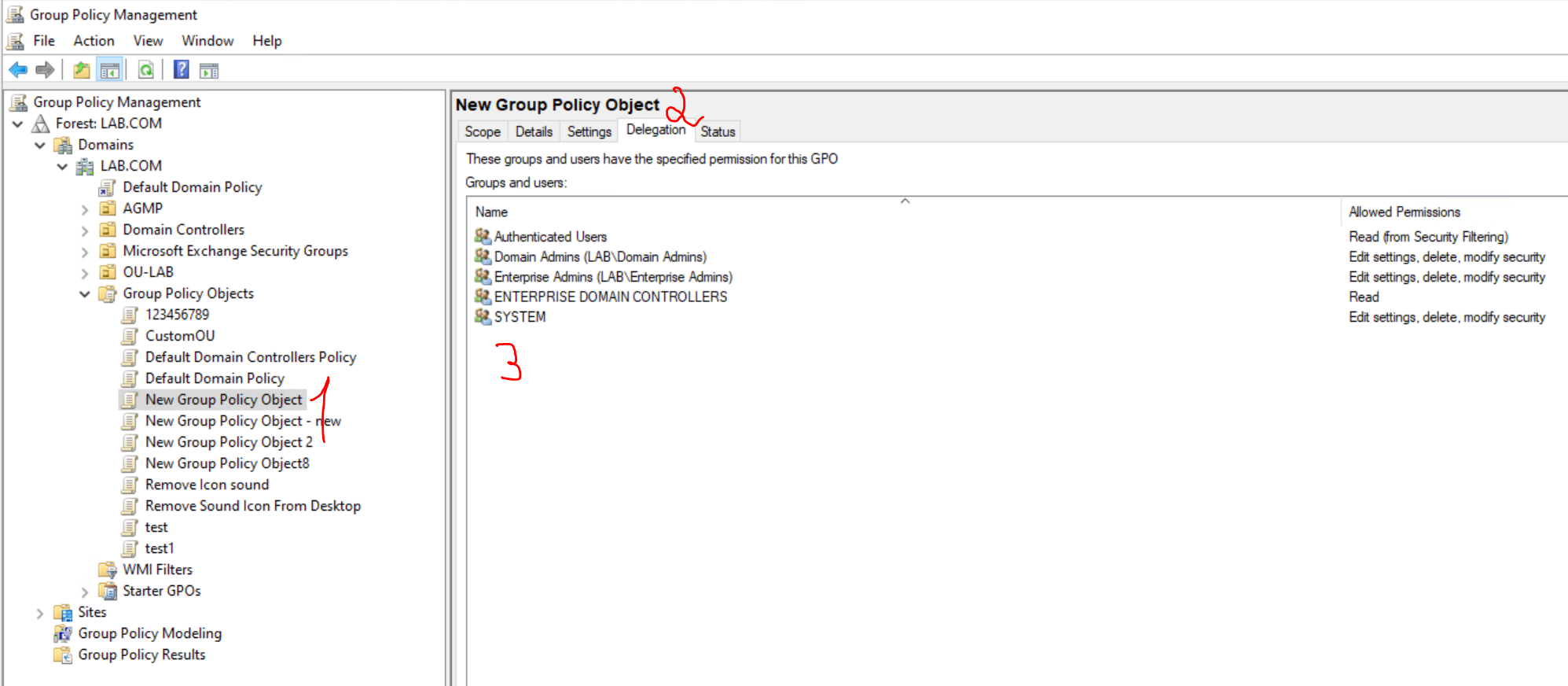 How can I delegate rights for a GPO? - Microsoft Q&A