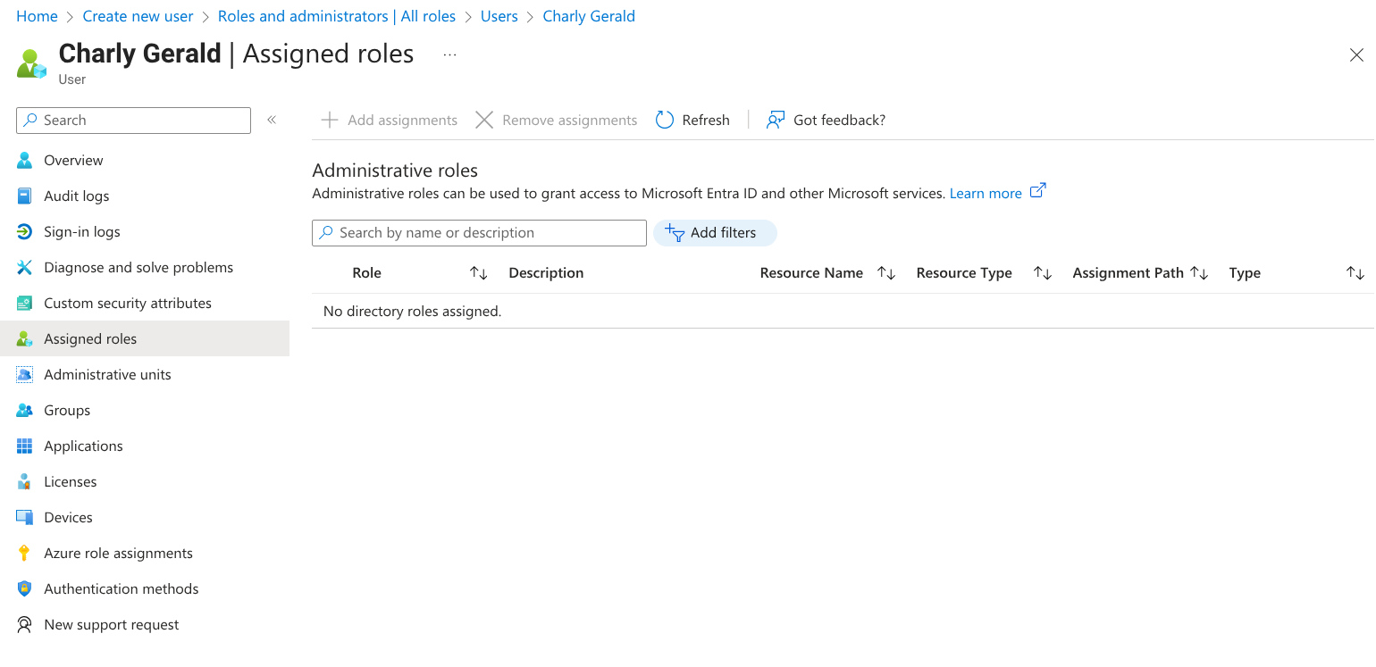 Unable to assign Global Administrator Role - Microsoft Q&A