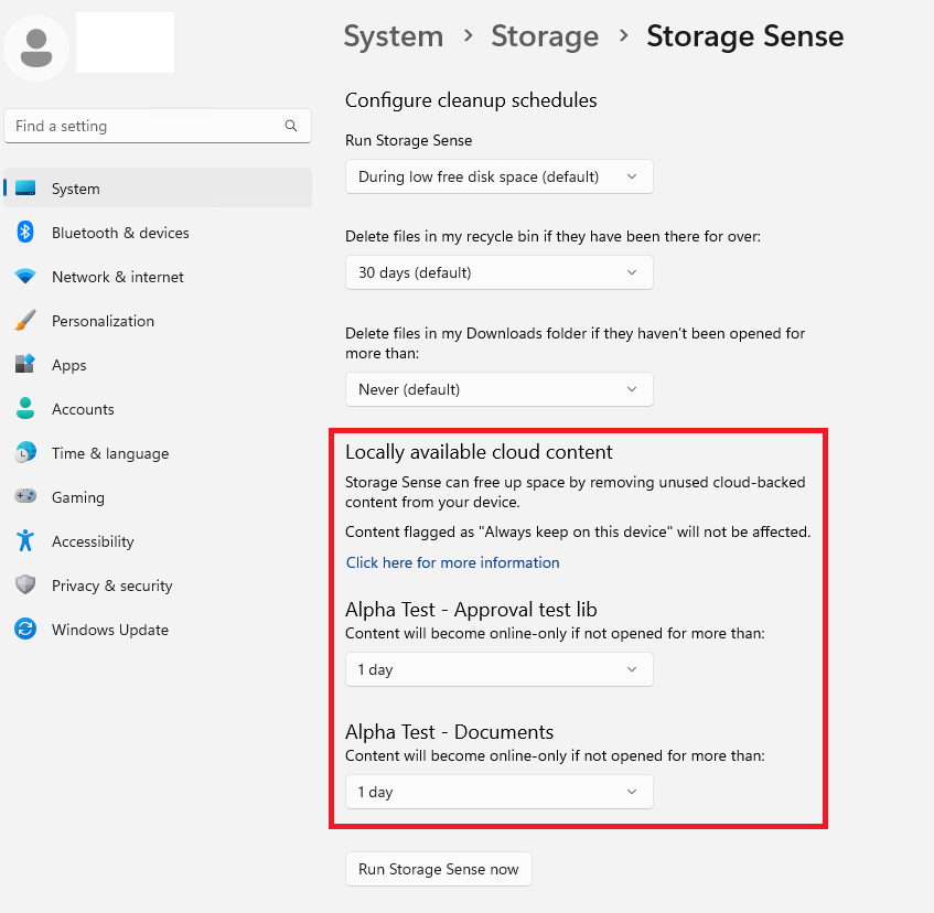 File explorer: Green tick versus blue cloud symbol - Microsoft Q&A