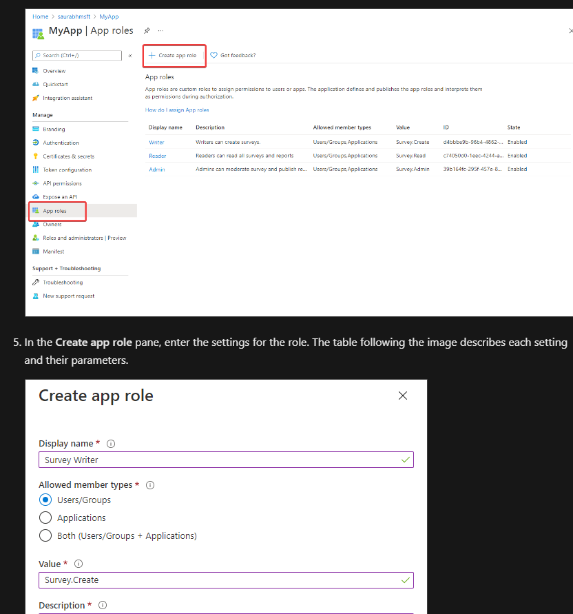 Was the ability to manage App roles through the UI removed recently ...