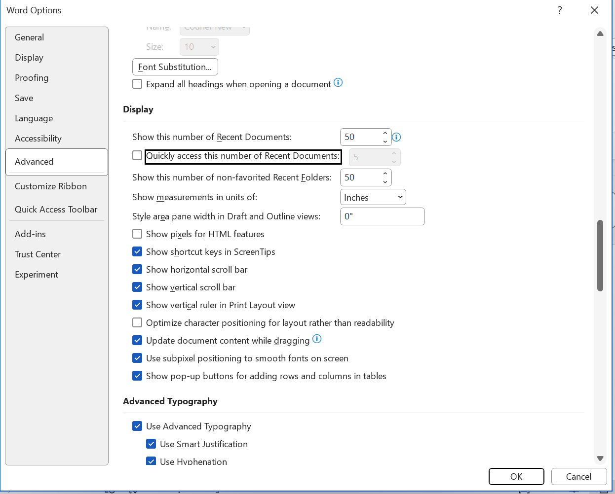 Why do the "Recent Files" in Word never actually have recent files ...