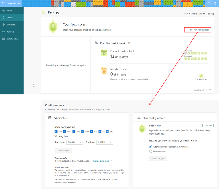 Cant schedule focus - Microsoft Q&A