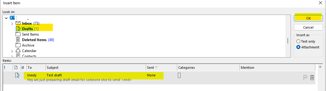 How to draft email for someone else to send - Microsoft Q&A
