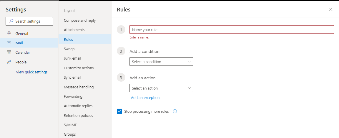Rules not running shared mail box - Microsoft Q&A