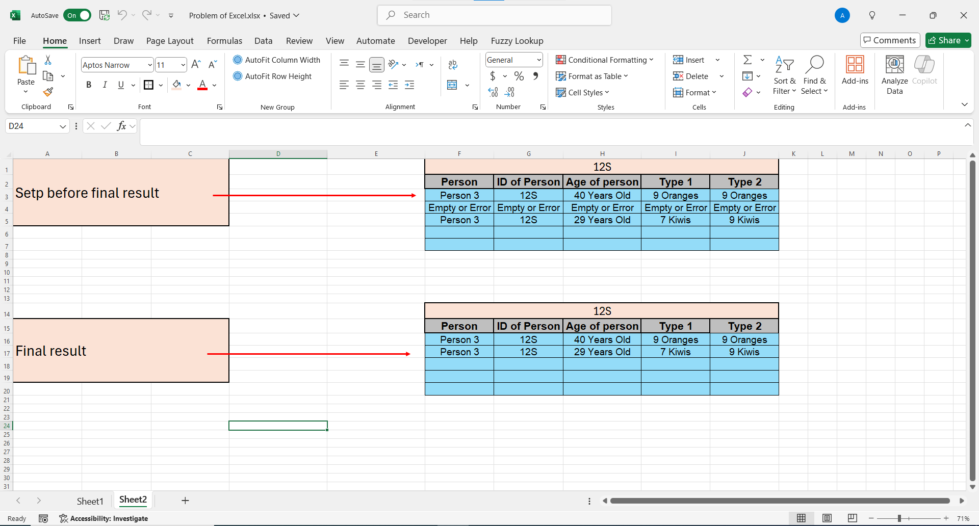 How to filter table that uses a formula to filter tables in Excel? - Microsoft Q&A