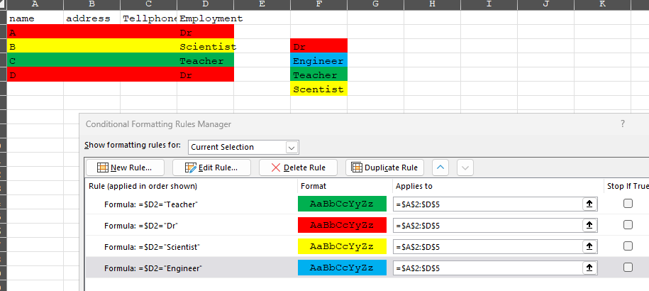 TEXT COLOR FORMULA - Microsoft Q&A