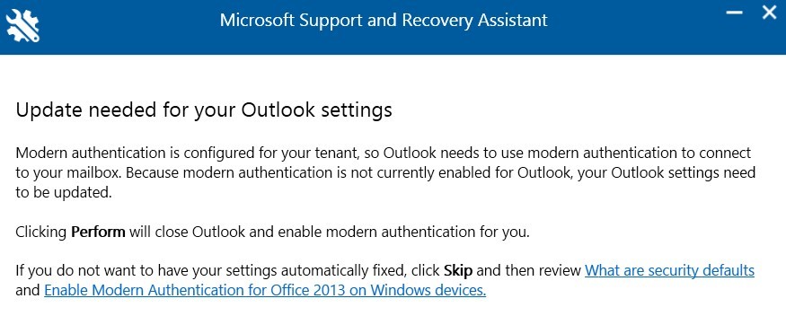 Outlook runs in the background and won't open its main window unless ...