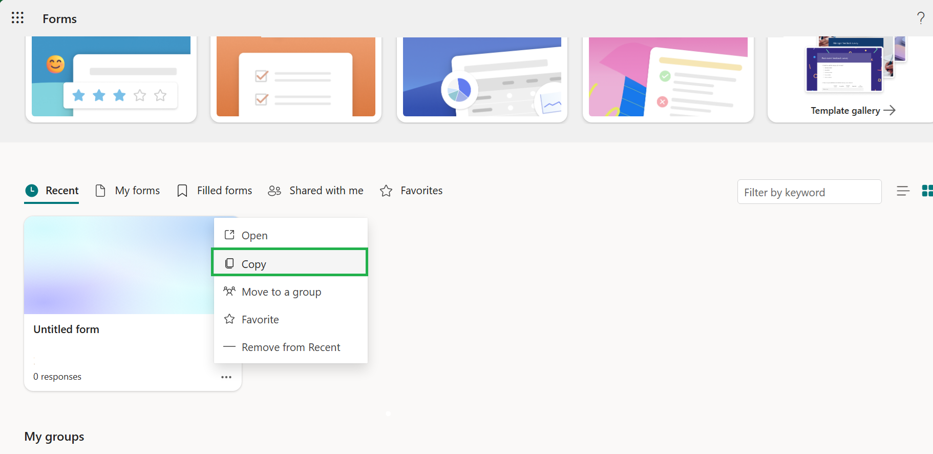 comment modifier la propriété d'un formulaire microsoft forms ...