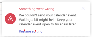 Teams will not send Meeting Invitations - Microsoft Q&A