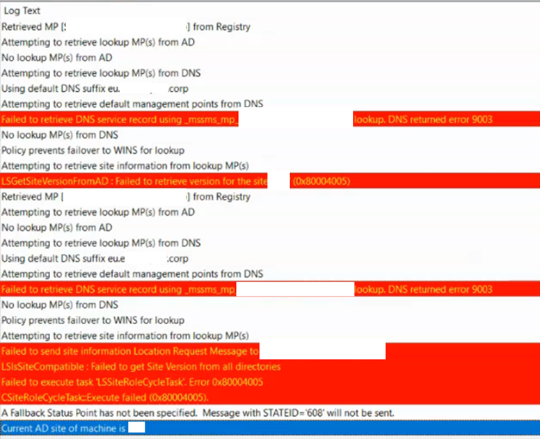 Client is not getting correct site - Microsoft Q&A