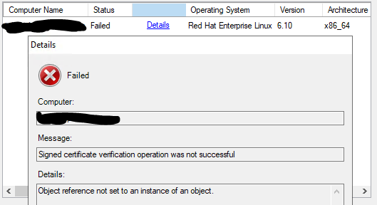 SCOM Linux Agent Discovery Issue - Microsoft Q&A