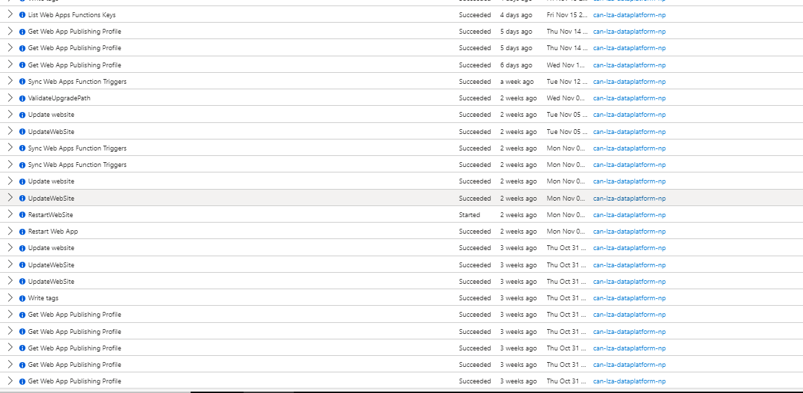 Azure Function App Connection String Unable To Add Remove Update Microsoft Qanda