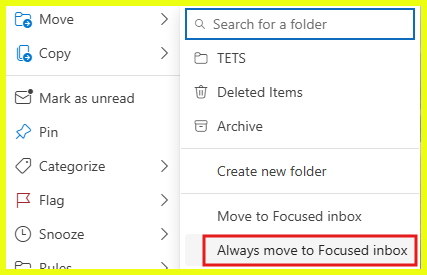 "Focused" inbox vs "Other" inbox, - Microsoft Q&A