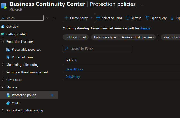 Azure VM backup retention period extension - Microsoft Q&A