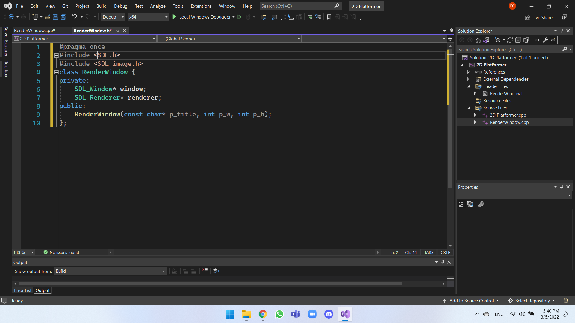 在 VS 上使用 SDL2 时出现的问题 - Microsoft Q&A