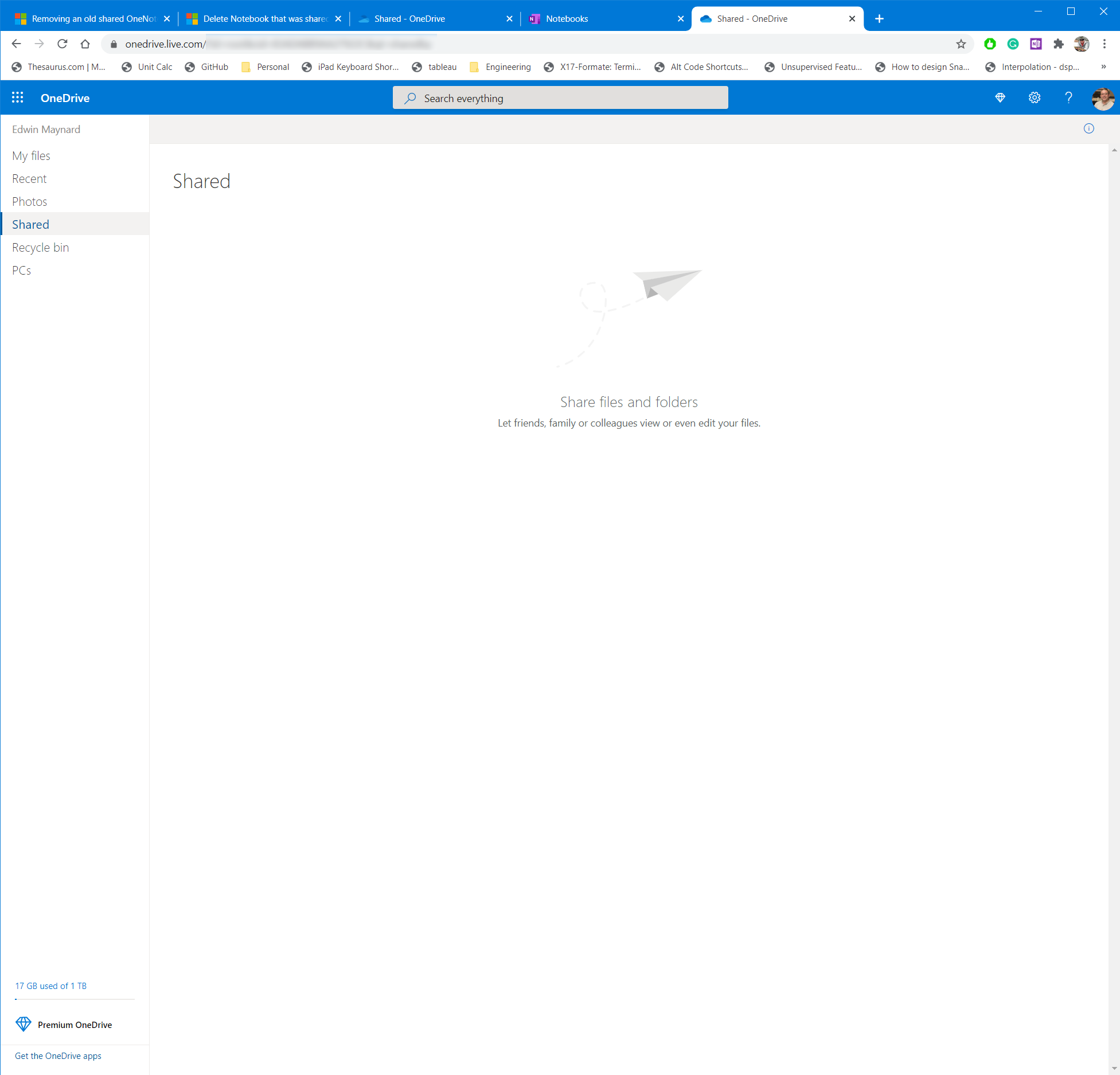 Removing an old shared OneNote Notebook - Microsoft Q&A