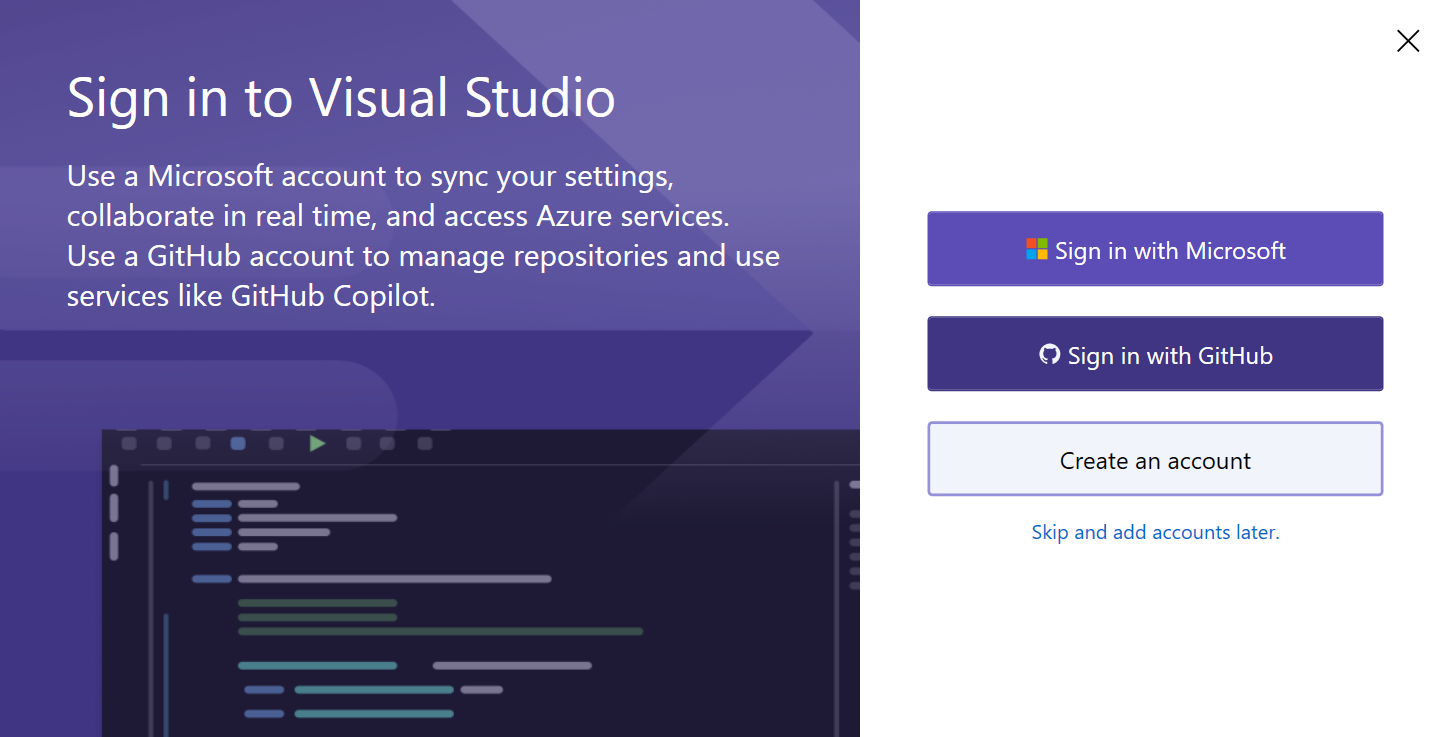 Register Visual Studio 2026 after installation - Microsoft Q&A