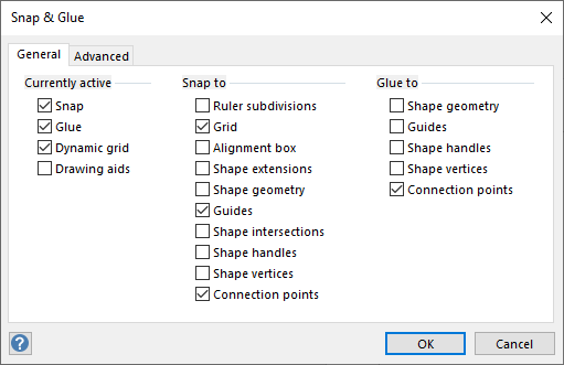 Visio - Disabled snap-to-shape and glue-to-shape... but visio still snaps and glues to shapes ...