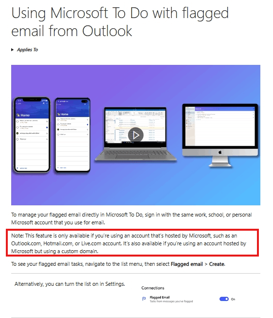 Turn off Flagged Email list in To Do - Microsoft Q&A