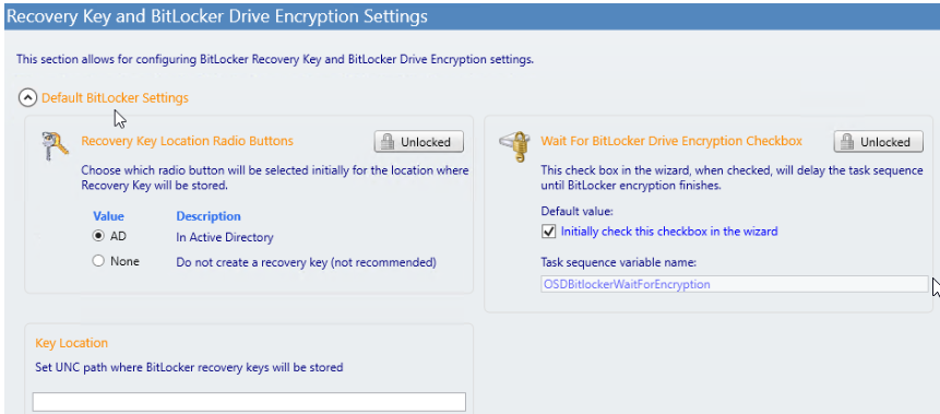 Udi Designer And Ts And Bitlocker Issue With Sccm Microsoft Qanda