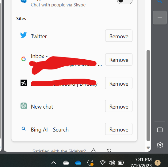 Edge Side Bar in Website Application - Microsoft Q&A