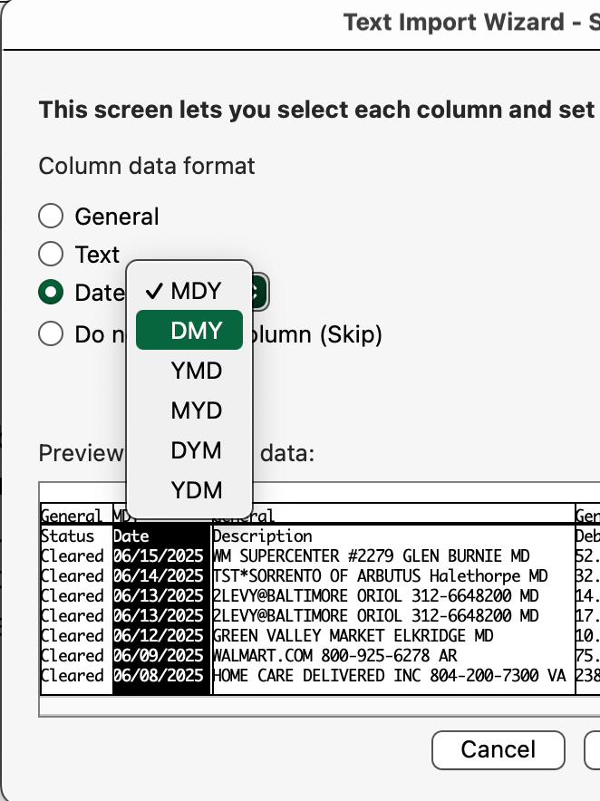 At Csv Import Excel Erroneously Manipulates Date Range Causing Errors That Appear Impossible To