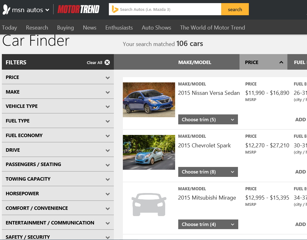 What happened to MSN Auto Reliability? - Microsoft Q&A