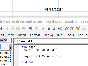 how can i enter a value in a cell using VBA when the value includes " on both ends? - Microsoft Q&A