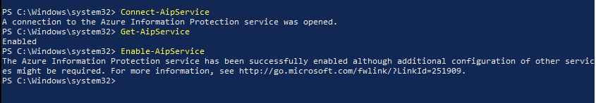 Problem activating the protection service from Azure - failing to ...