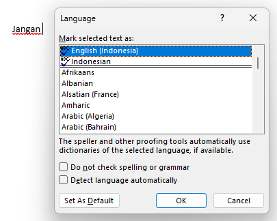 Proofing Language Keep Changing - Microsoft Q&A