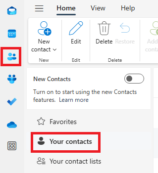 In the new Outlook, 2 questions: 1) How do I print a contact list? and 20 How do I copy a ...