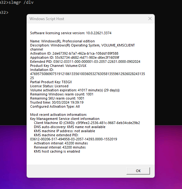 Windows expiring soon popup, however windows is activated - Microsoft Q&A