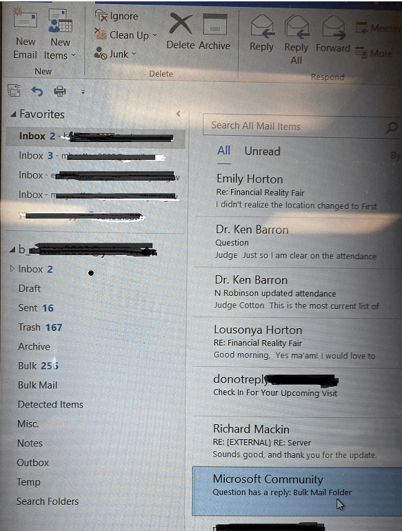 Bulk Mail Folder - Microsoft Q&A