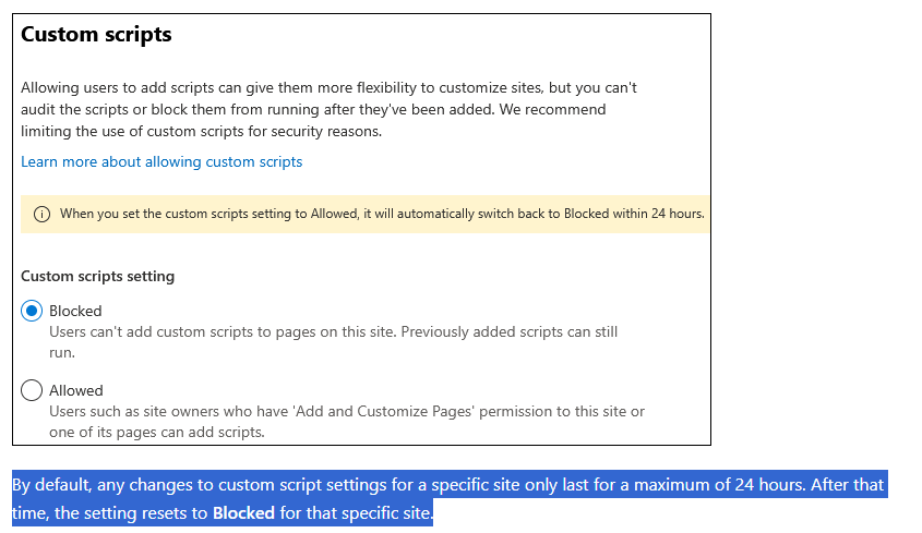 SharePoint custom script not executing consistently across site collections - Microsoft Q&A