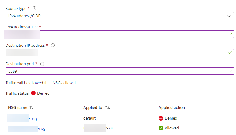 Adding multiple IP addresses to an NSG rule - Microsoft Q&A