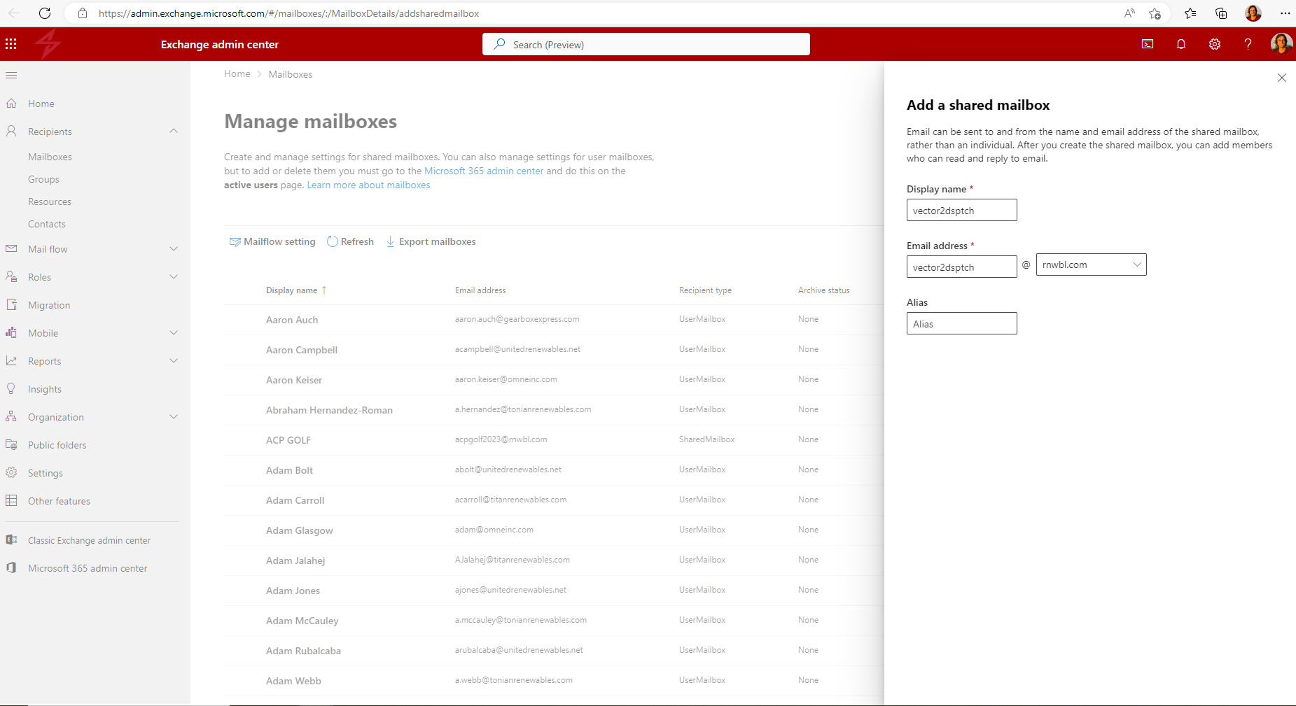 Shared Mailbox Creation down? - Microsoft Q&A