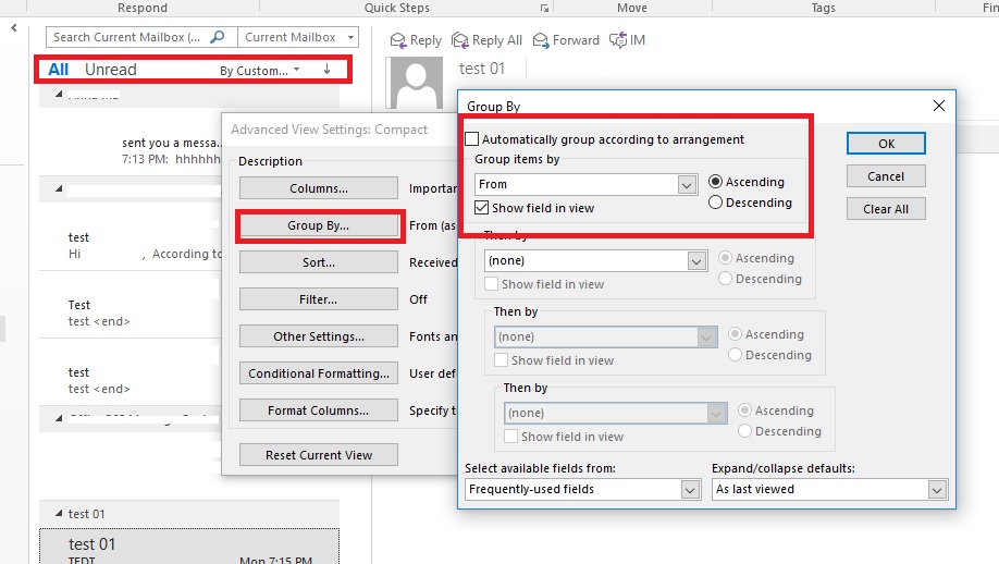 Outlook sorting by email address into inboxes - Microsoft Q&A