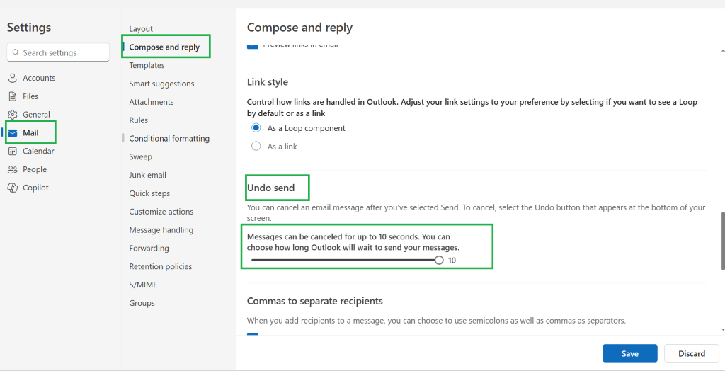 How do I create a rule to send an email one minute after clicking send ...