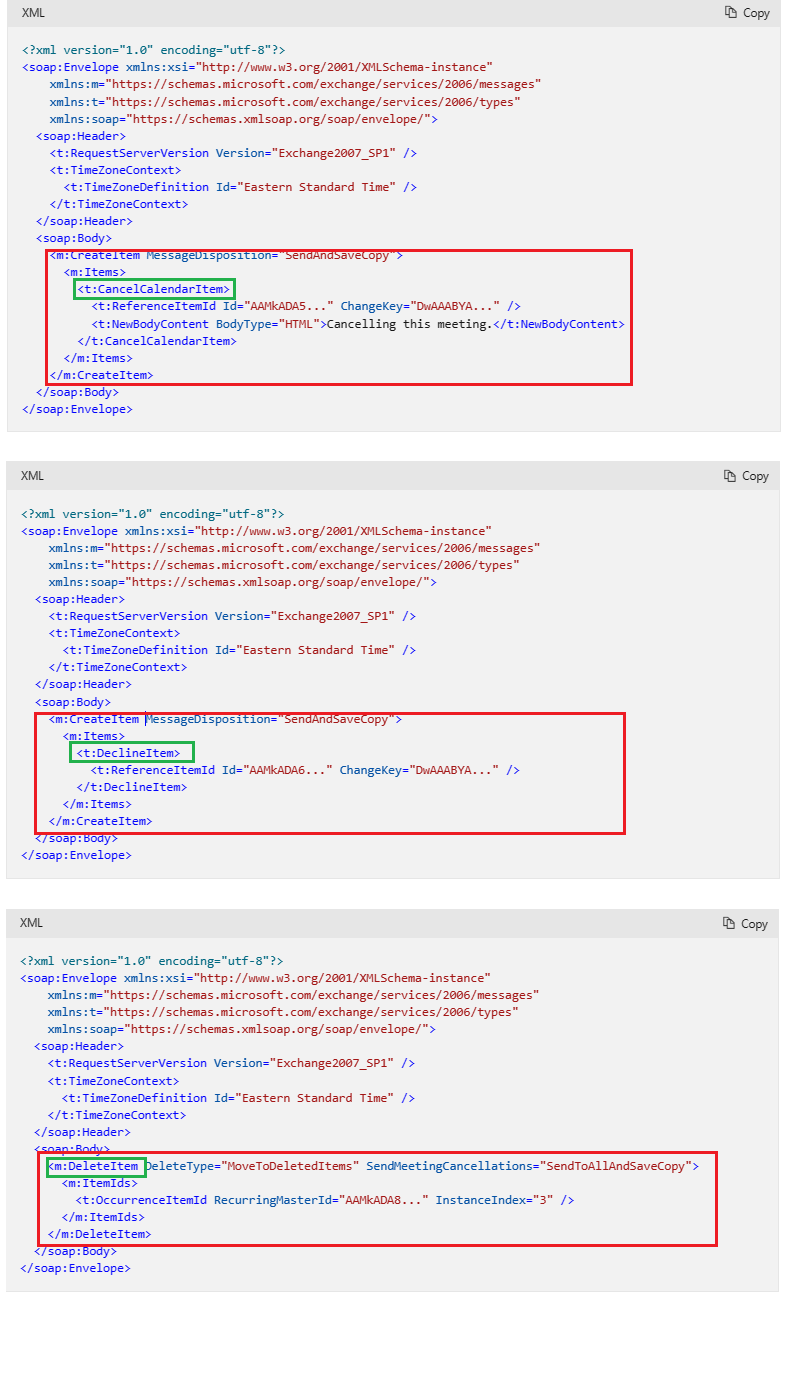 Deleting occurrence of recurring series deletes the whole series in EWS ...