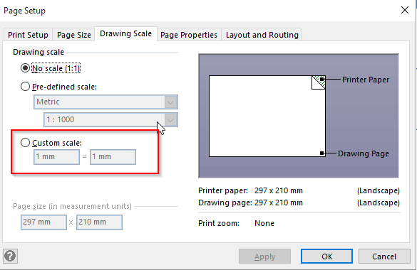 Microsoft Visio - How to change the scale without affecting the drawing ...